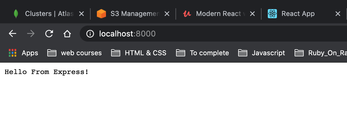 Connecting React App with Express API in your local machine. | by ...
