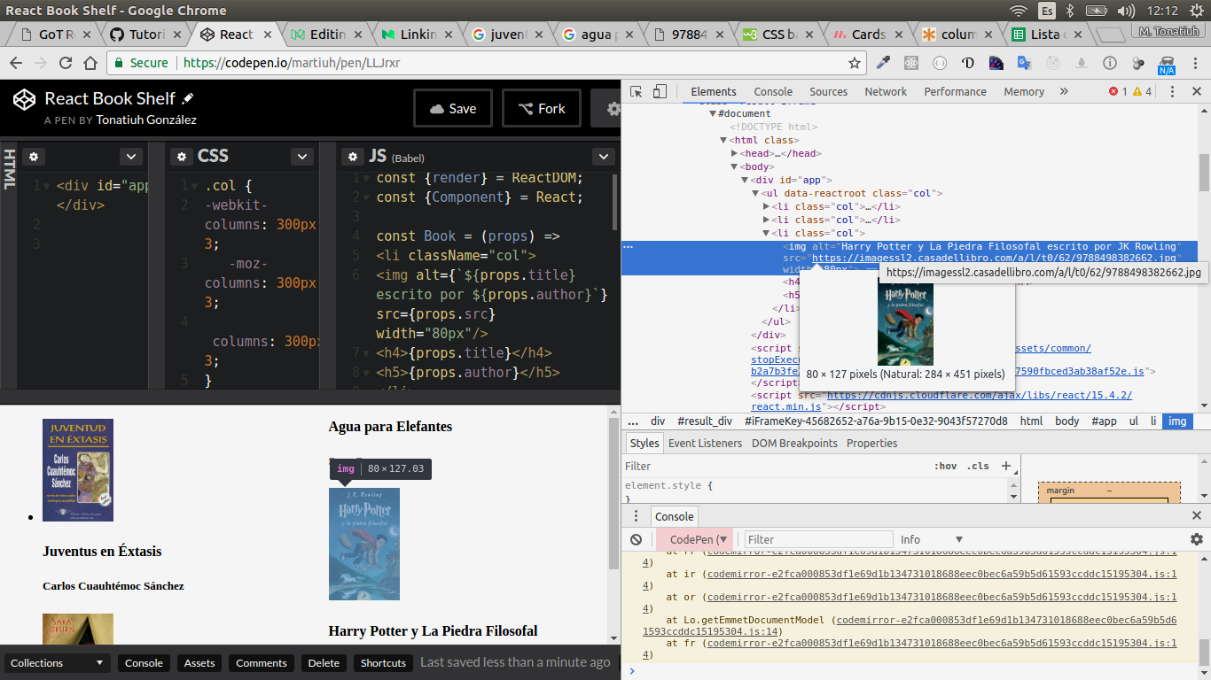 React Bookshelf: Tutorial para hacer un simple librero | by Tonatiuh ...