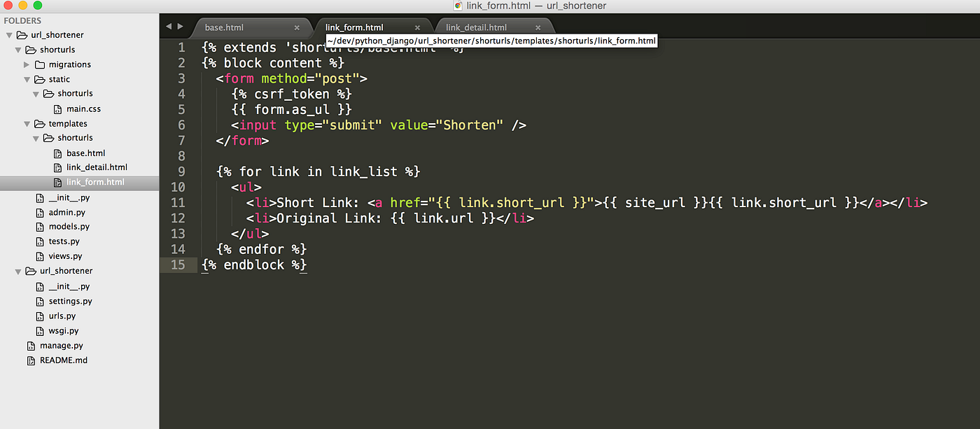 A Rubyist’s Experience Building a Url Shortener in Python/Django | by ...