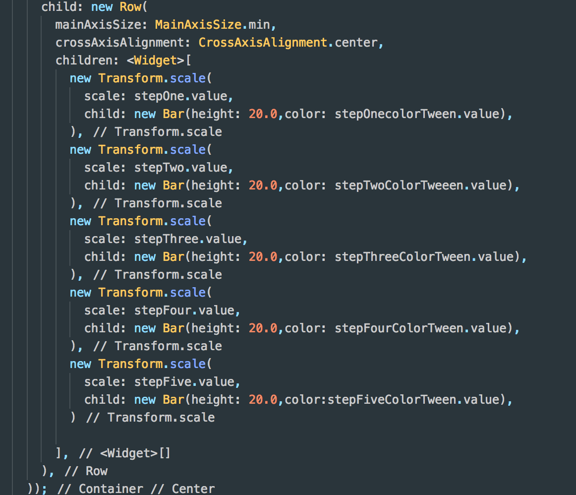 Creating a Bar progress bar with staggered animation in flutter | by ...