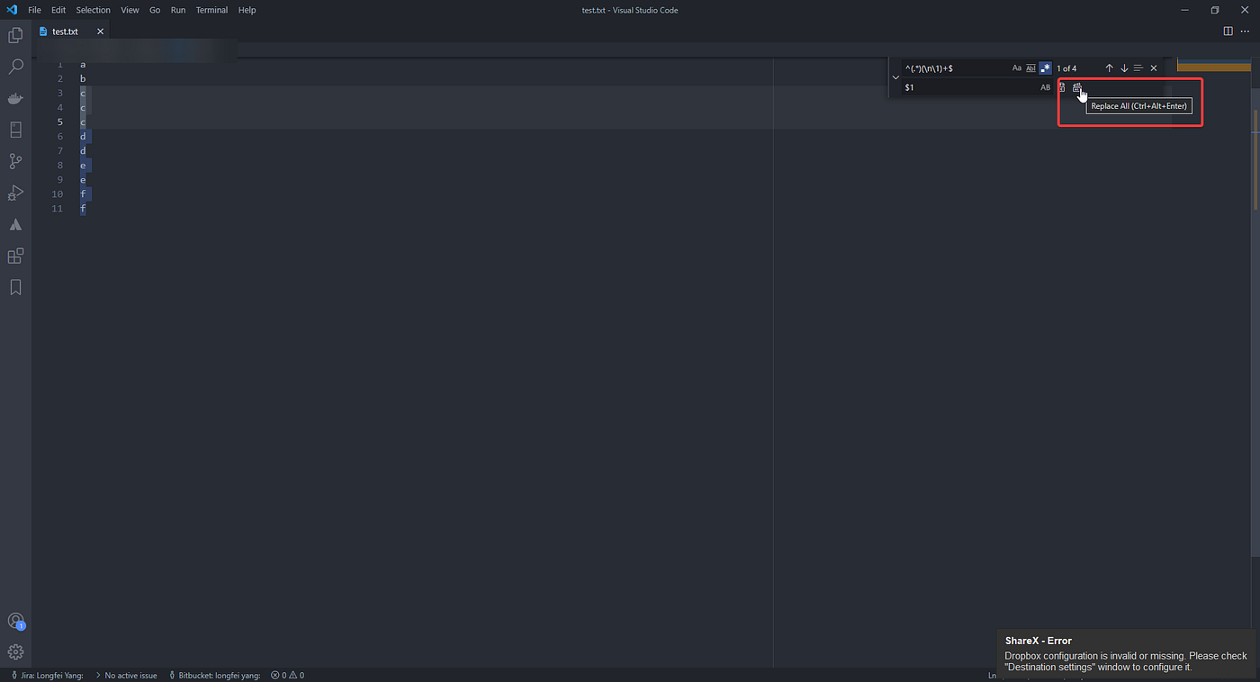 How to Remove Duplicate Lines in Visual Studio Code | by Colton | The Crazy Coder | Medium