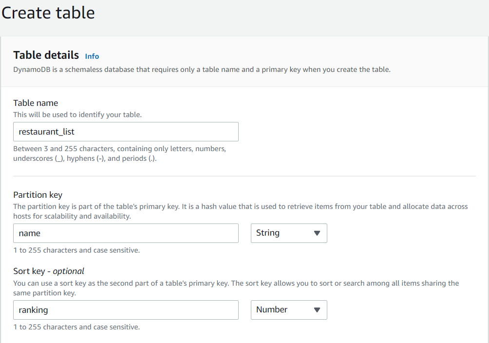 How to create a DynamoDB table with AWS Console | by Christopher Miles | Jul, 2022 | Medium