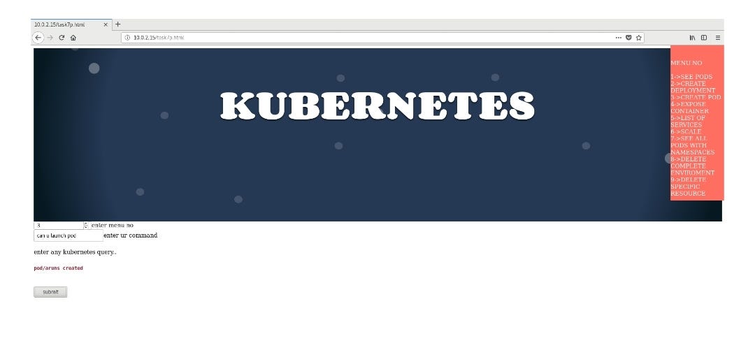 Task:- 9. Kubernetes with python-CGI | by Sahibsingh | Medium