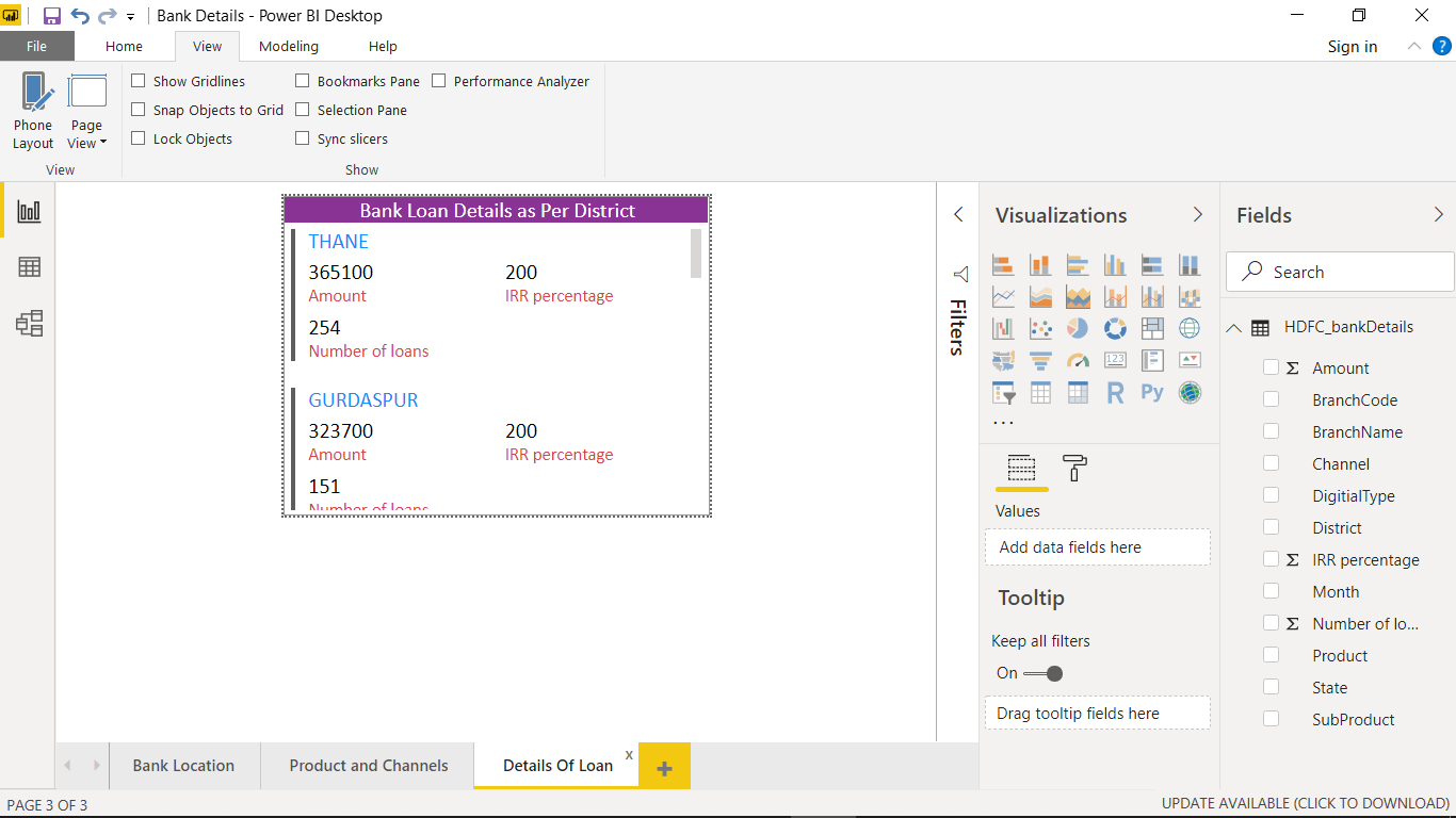 Pages with Tooltip in Power BI. We add Tooltip to the Visuals in Power ...