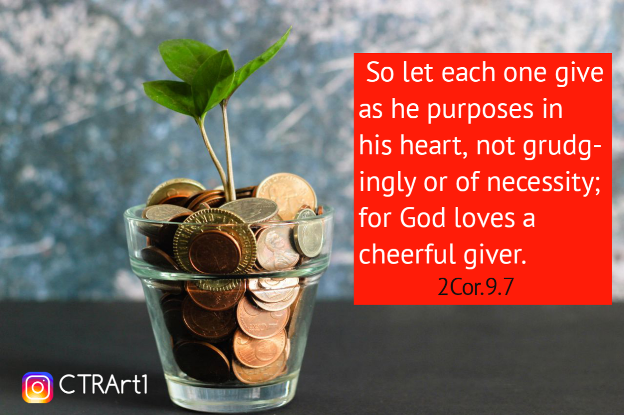 Giving that pleases God (2) Daily letters of Exhortations Shalom ...