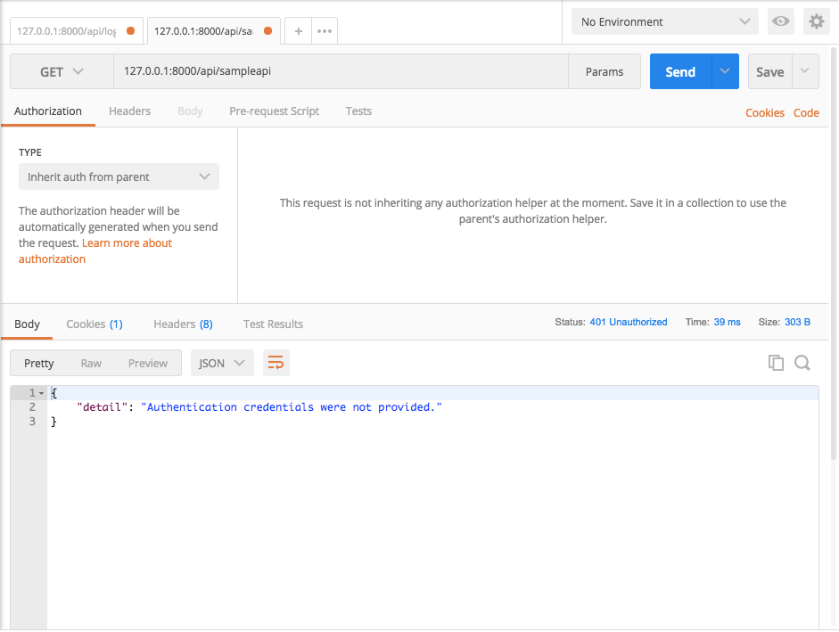 Token Based Authentication For Django Rest Framework By