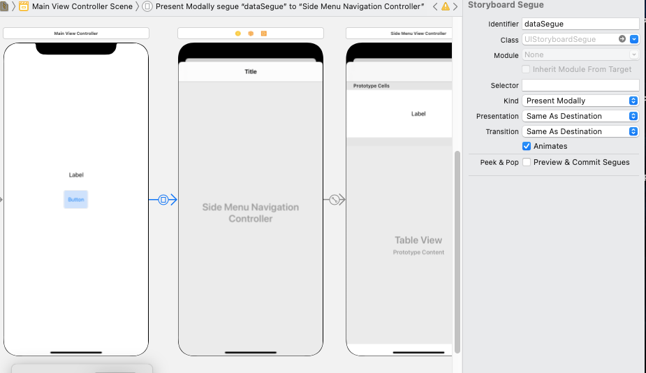 How to send data from Side Menu to MainViewController in swift | by Jyoti Lal | Medium