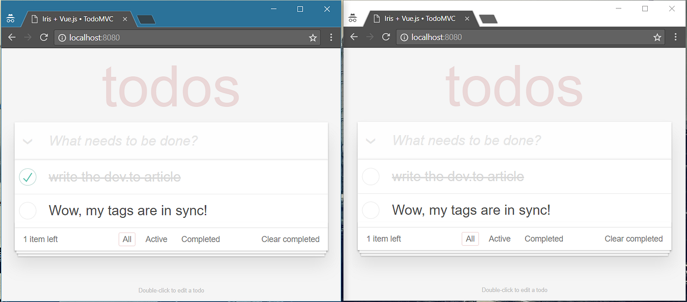 A Todo MVC Application using Iris and Vue.js | by Gerasimos Maropoulos | HackerNoon.com | Medium