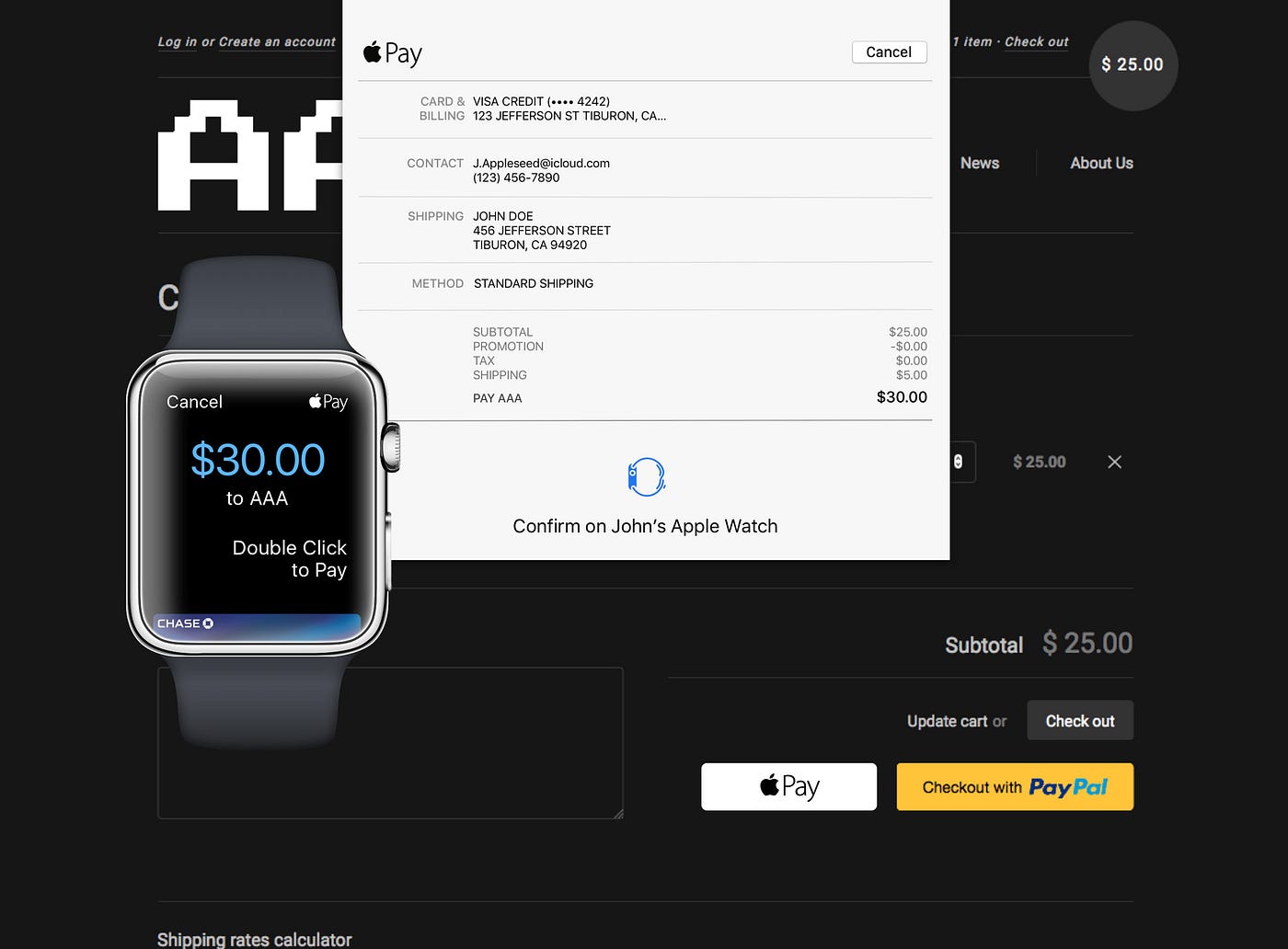 ApplePay Payment Sheet UI : V2. Sketch template for ApplePay with more ...