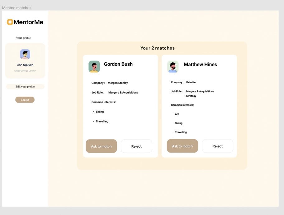 MentorMe. This project was carried out as part of… | by TechLabs London ...