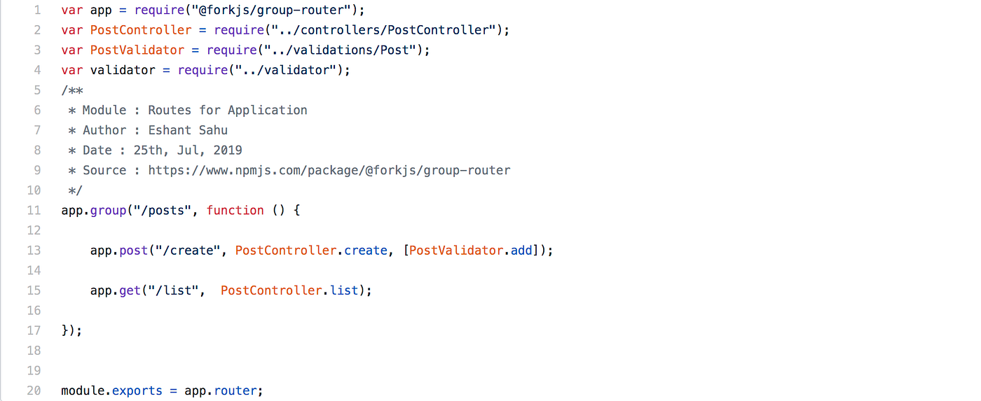 Express.JS : Grouping routes. Express is a Node.JS Framework which ...
