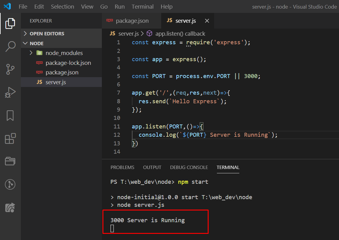 Install Express, set up Server & API | by Jubayer Alam | Medium