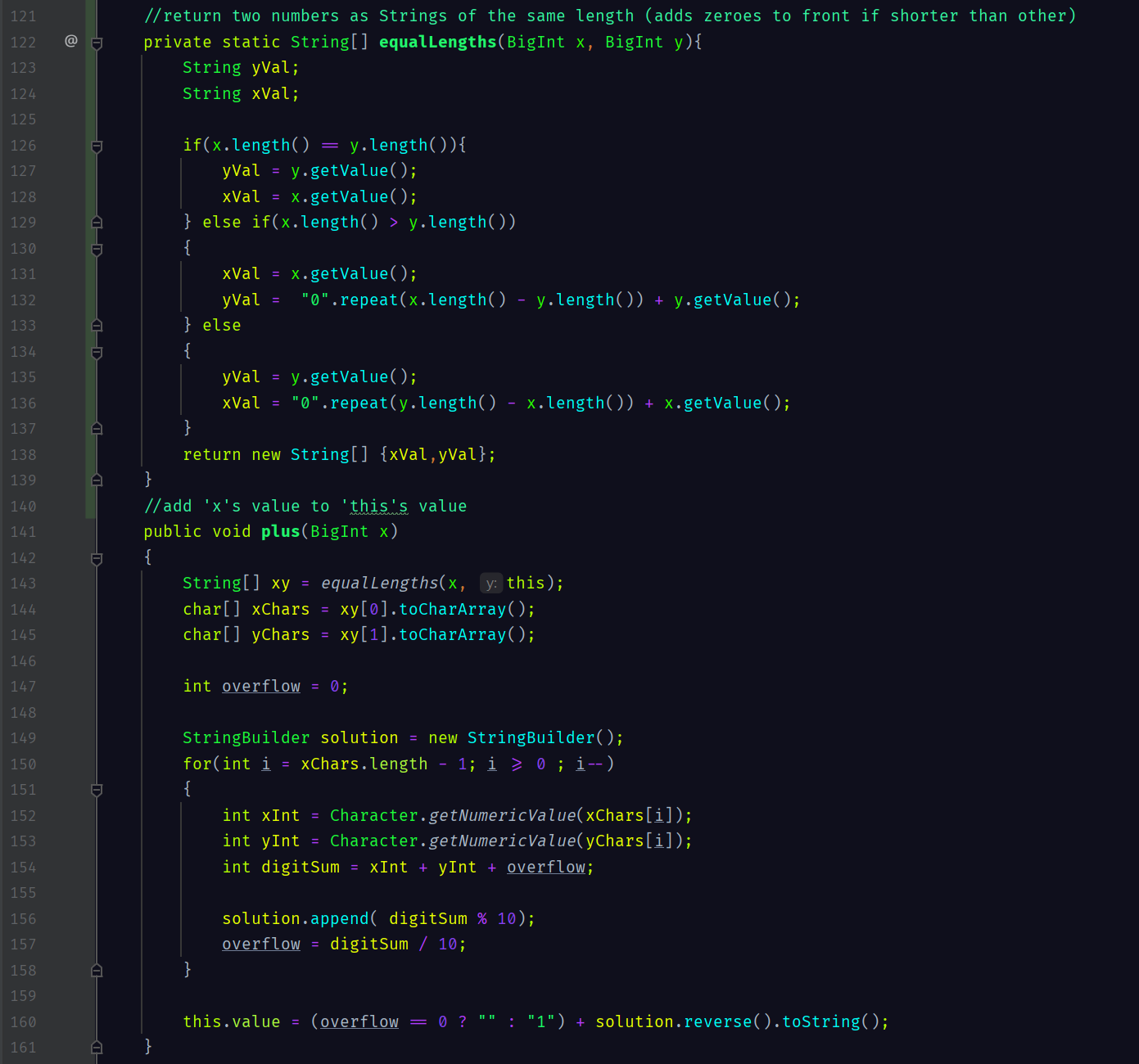 How To Create Your Own Bigint Class In Java — Data Structures And Algorithms Practice By Steve 0158