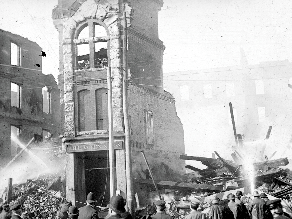 The Great Fire of Portland. In 1866, the Great Fire of Portland was ...