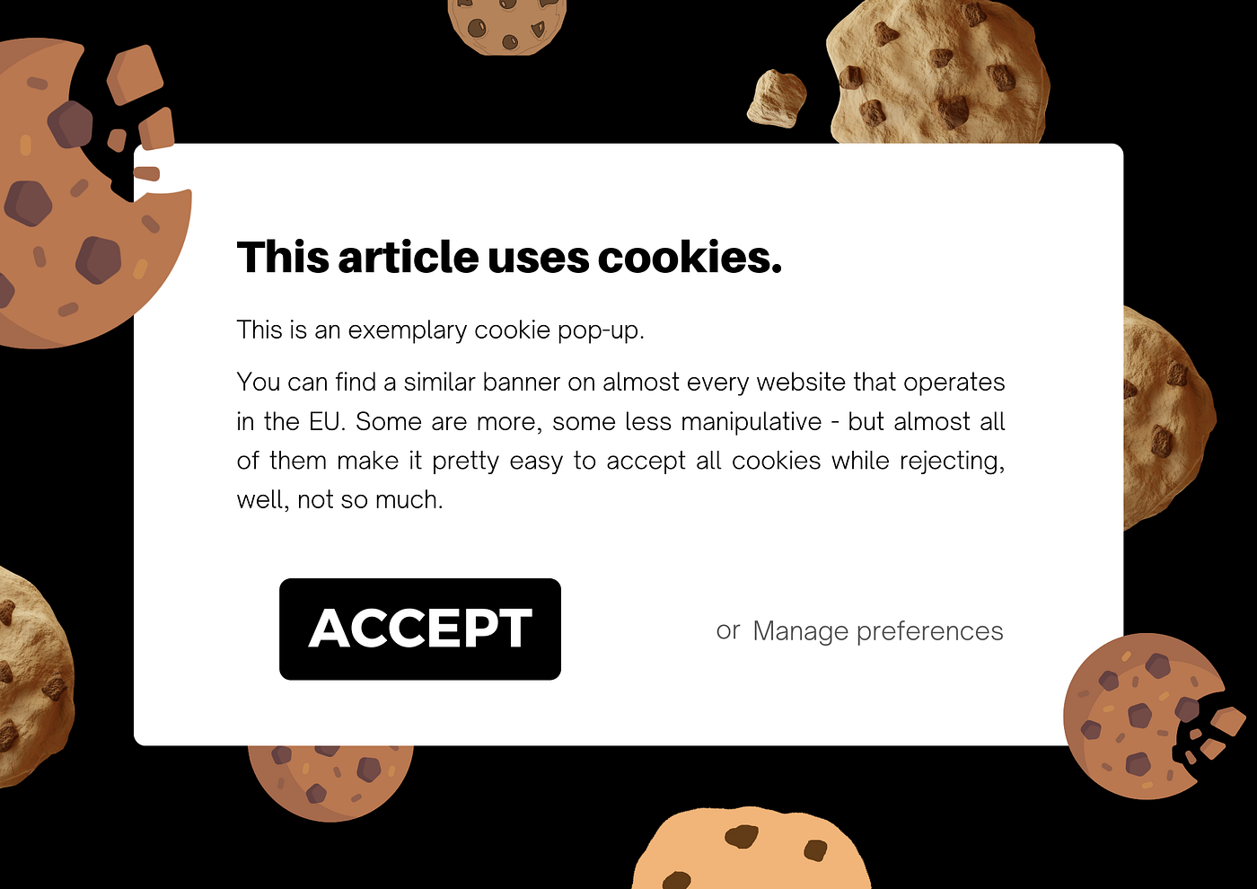 Paying for a human right. How the surge of cookie pay-walls… | by Eva ...