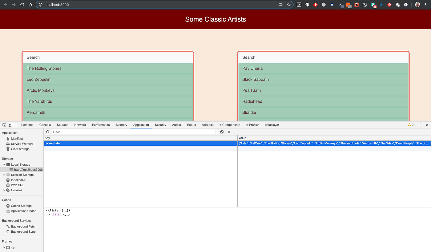 Making a Web App Offline Compatible: State Persistence | by Angad Singh ...