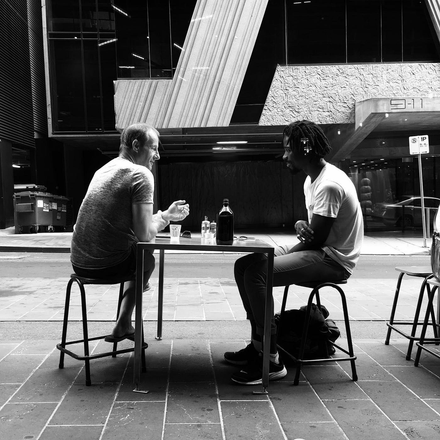 A Conversation Between Two Men. A Collaboration Between Greg Frankson ...