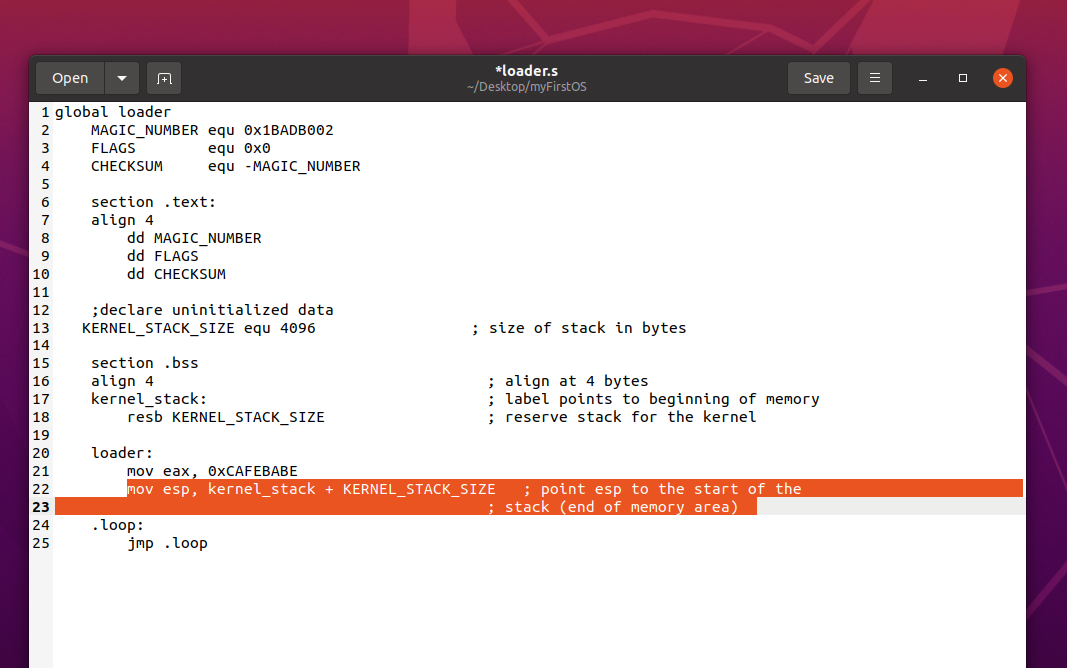Make your own Operating System#2. This article can show you the way to ...