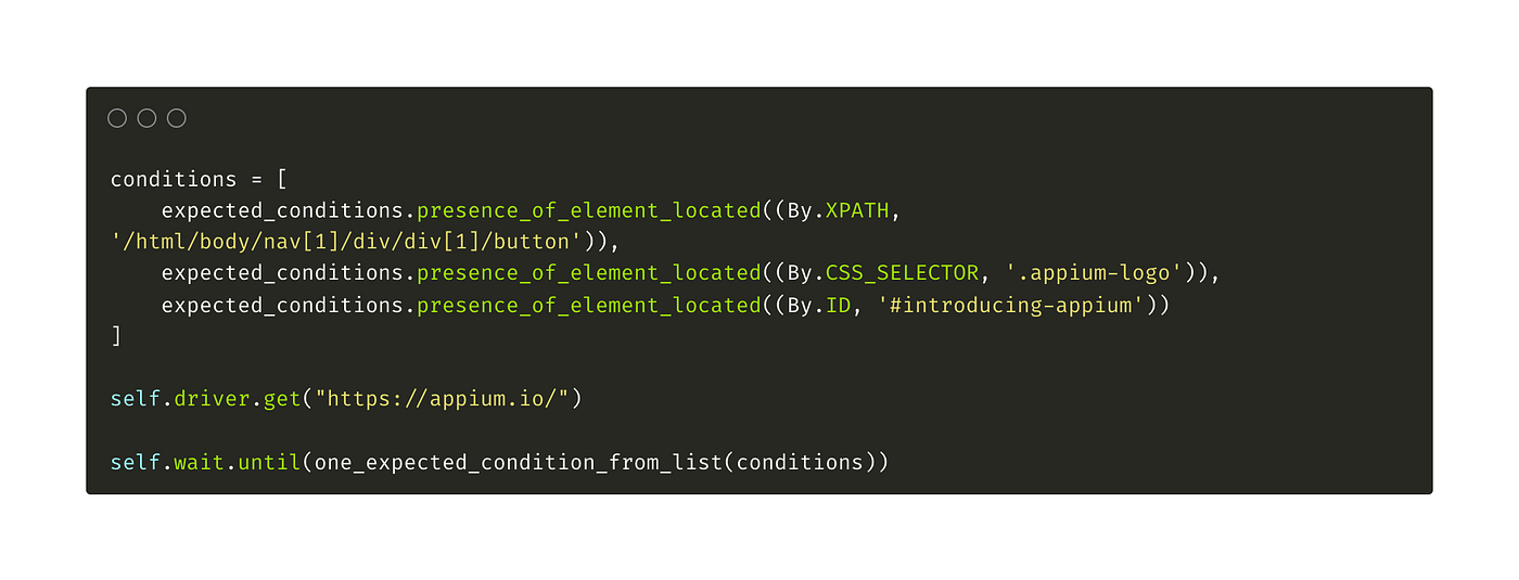 Waiting for a custom condition in Selenium or Appium | by Nathan ...