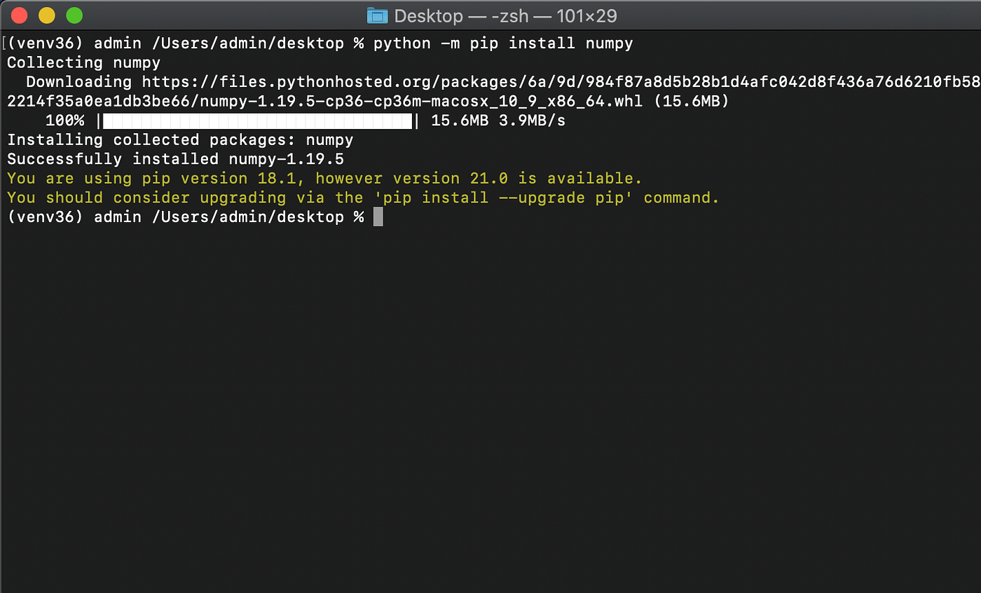 How to Install the Python Environment for AI and Machine Learning on Mac | by David Littlefield ...