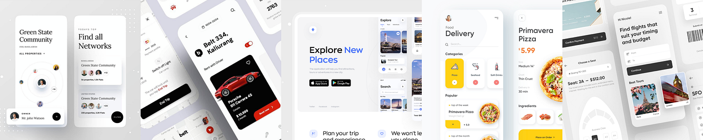 A guide to the Modern Minimal UI style | by Diana Malewicz | UX Collective