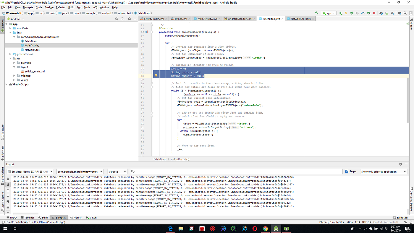 Android fundamentals 07.2: AsyncTask and AsyncTaskLoader | by Kevin Reynaldi | Medium