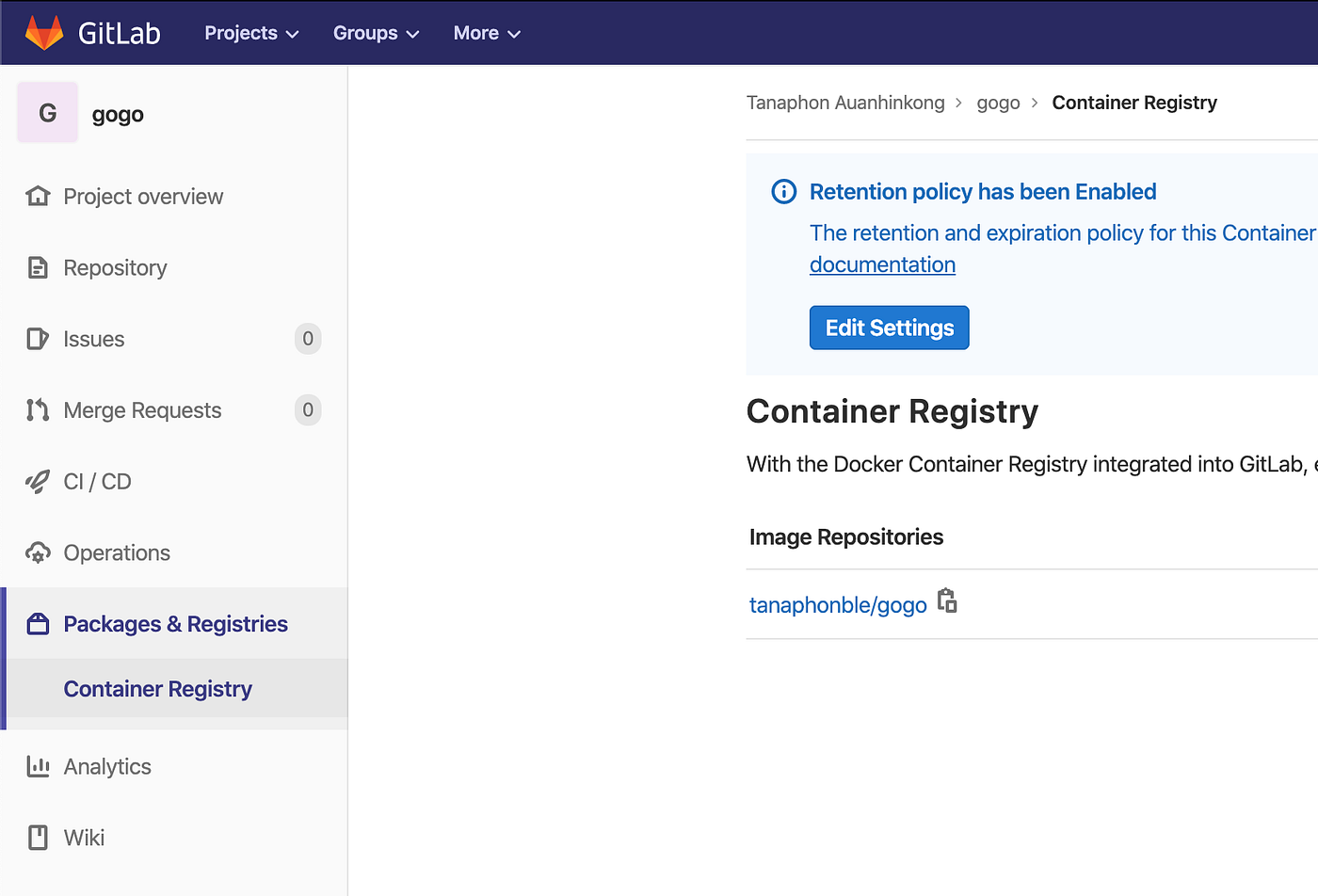 Gitlab build docker image [Golang] ฉบับสายย่อ | by Tanaphon Auanhinkong ...