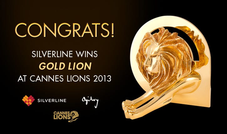 Silverline Wins Gold Lion at Cannes! | by ConnectedLife | Medium
