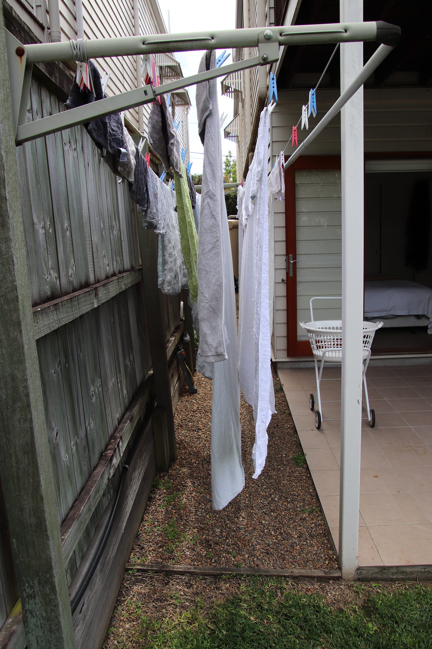 The Art of Hanging Laundry. Hanging the laundry on the line is an… | by ...