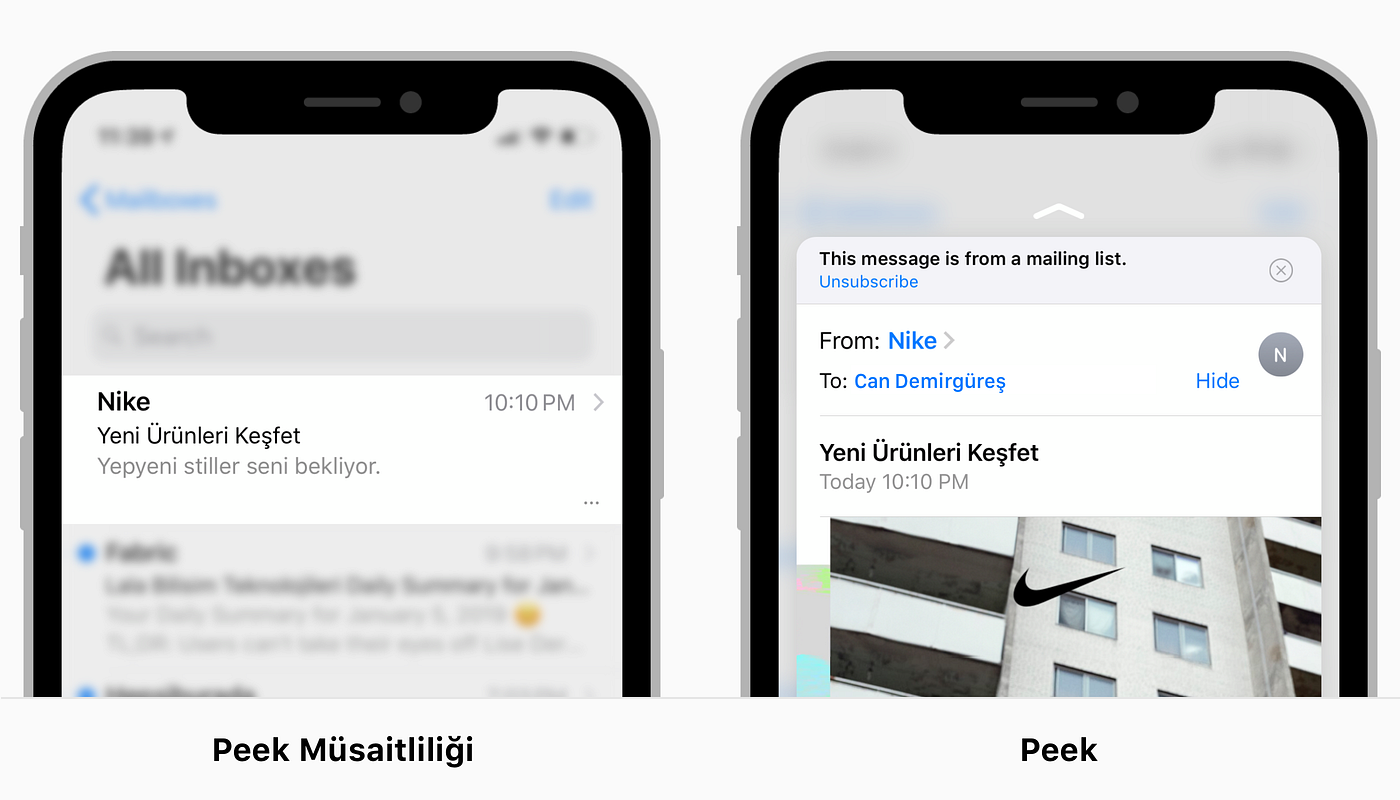 3D Touch: Peek & Pop. Uygulamalarınıza 3D Touch özellikleri… | by Berkin Ceylan | TurkishKit ...