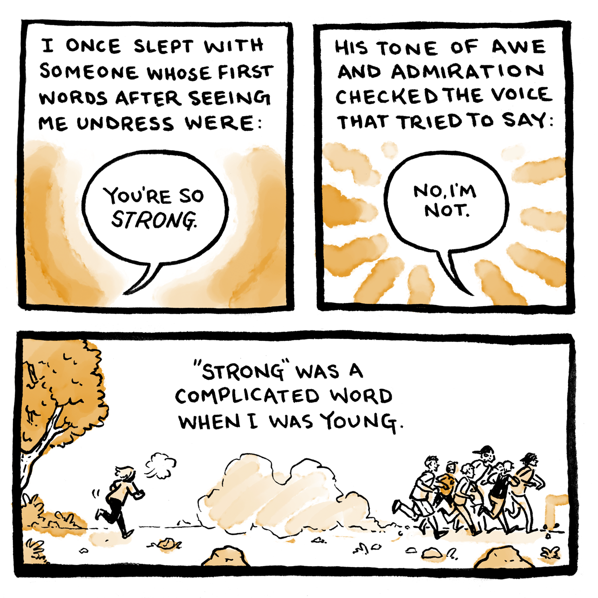 To Feel Strong. A short comic about power. | by Lucy Bellwood | Medium