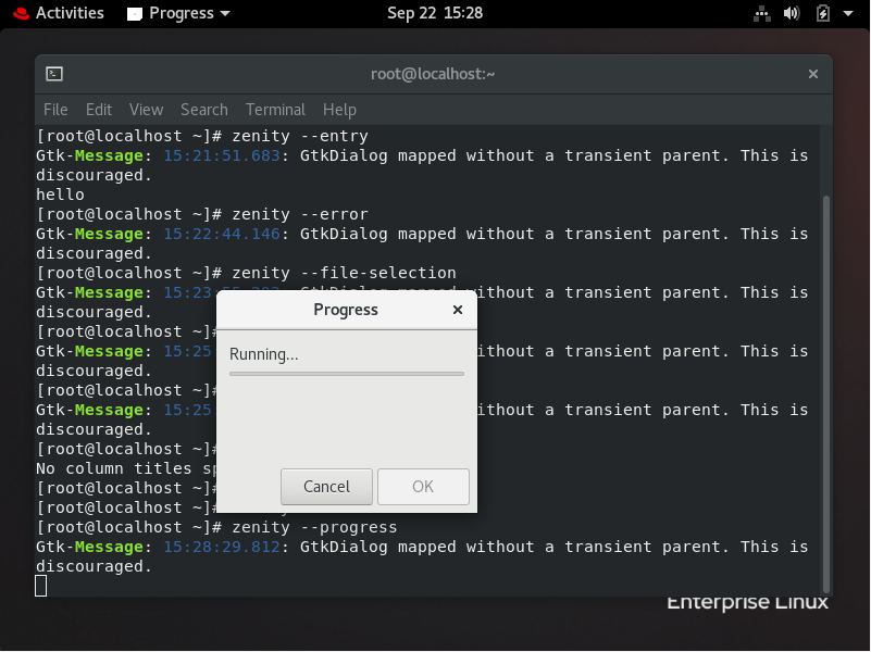 ZENITY IN LINUX. Task description: | by Chandrashekar V | Medium