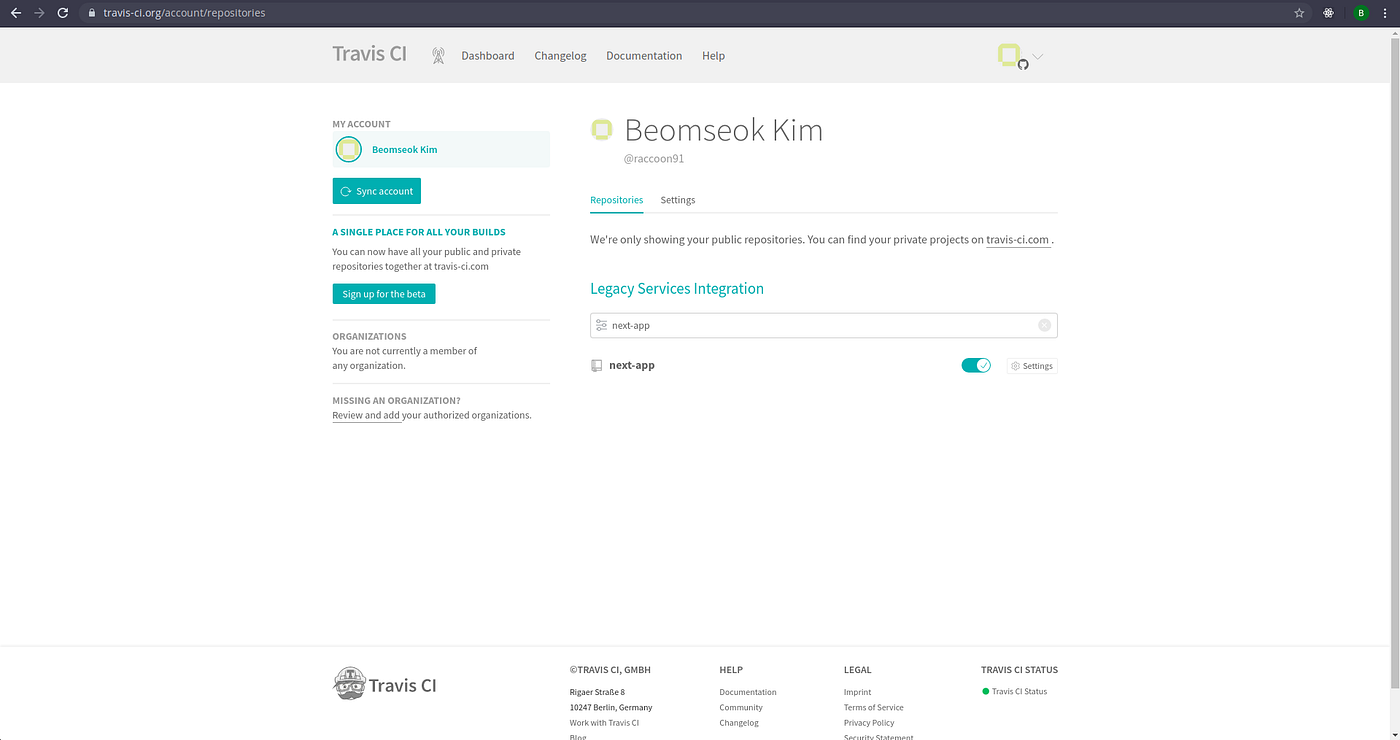 Next.js EC2 — 프로젝트 생성, Travis CI, CodeDeploy | by Dev Raccoon | Medium