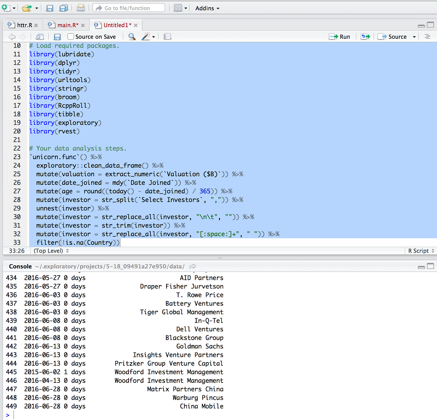 Generating R code to make it reproducible even outside of Exploratory | by Kan Nishida | learn ...