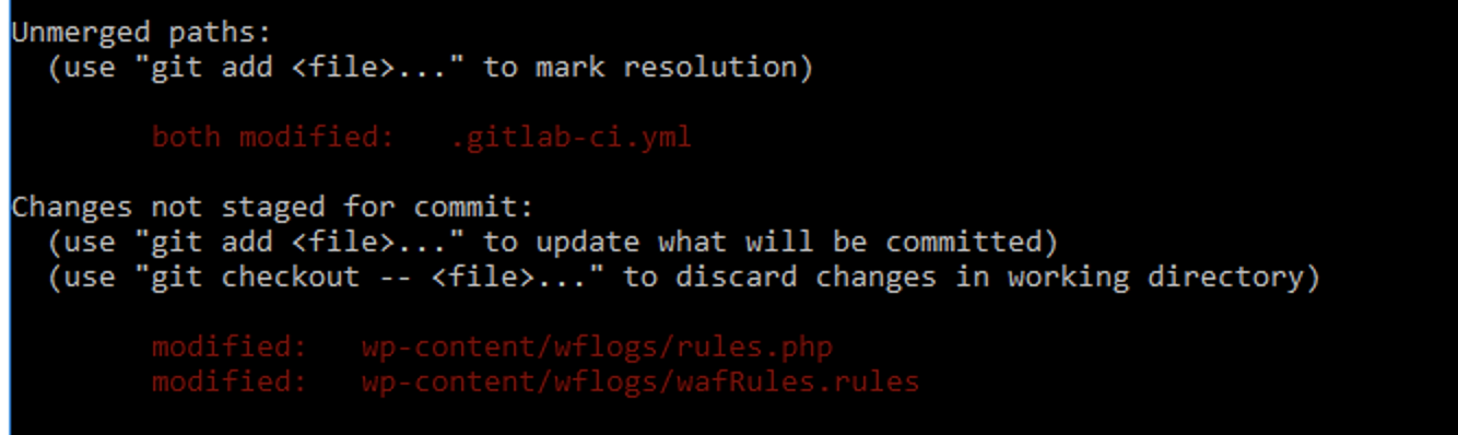 Git error: fatal: Exiting because of an enresolved conflict. (Fixed) | by ChongHwi | Medium