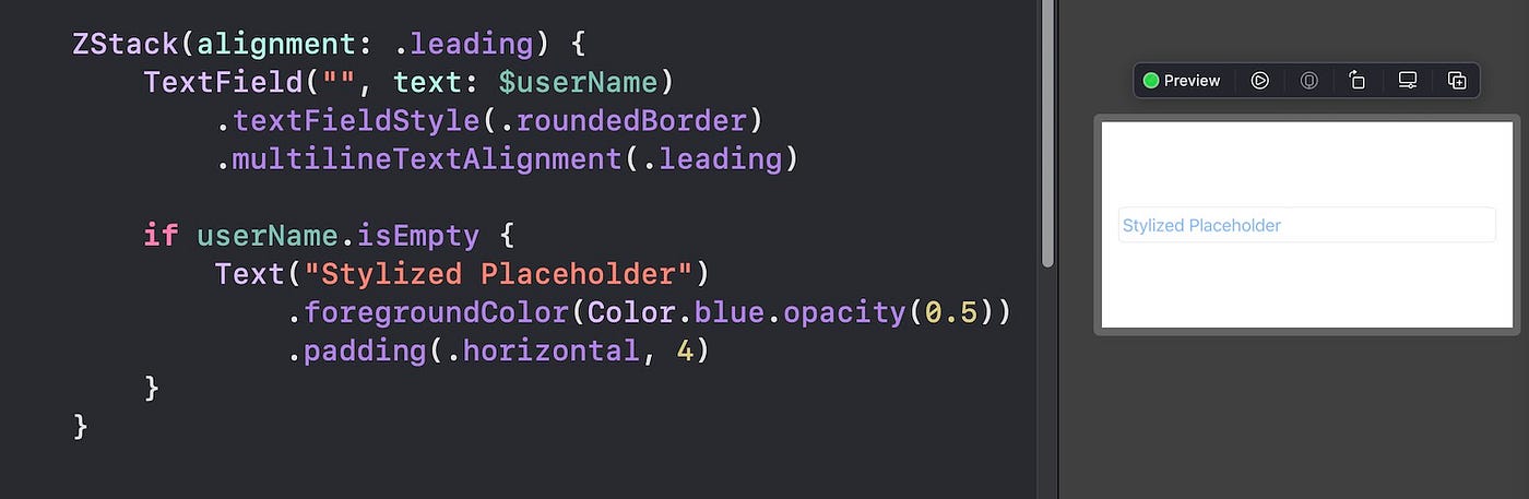 Textfield In Swiftui A Deep Dive — Part 1 By Alessandro Manilii