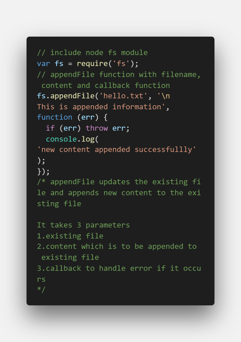 Working with the File System module of Node JS | by Sudeep Joel | Medium