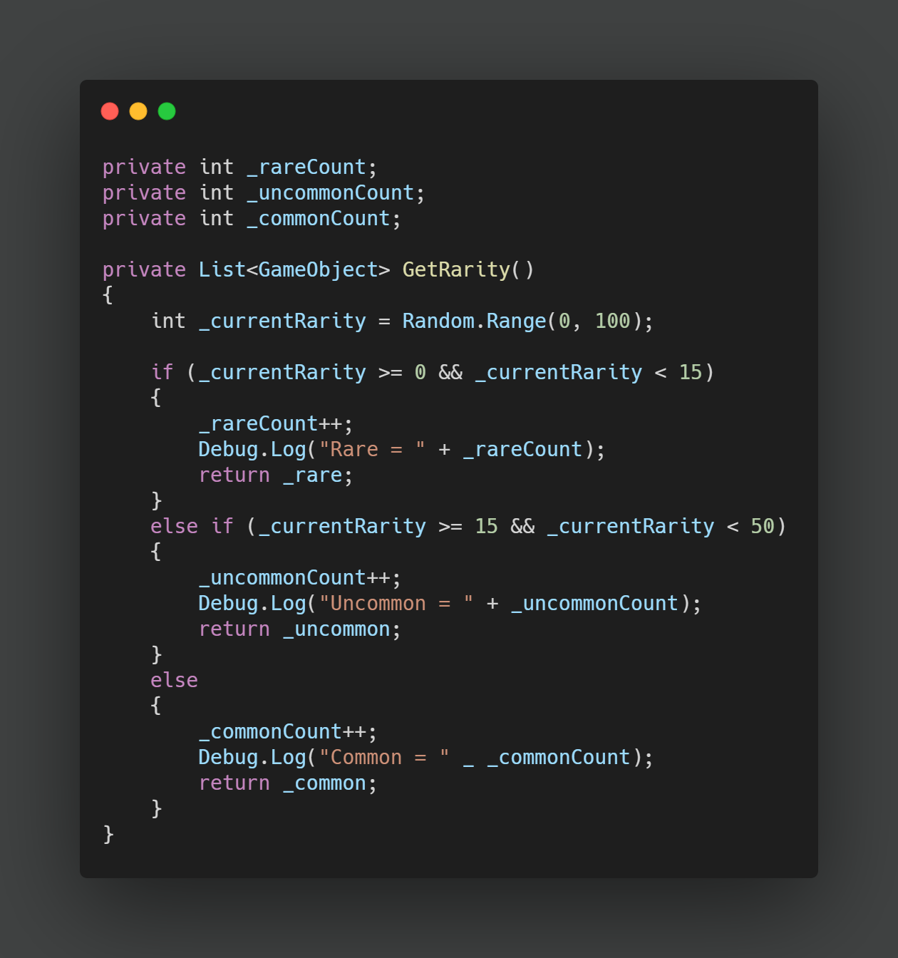 Testing the Weighted Spawn System | by Calum Slee | Geek Culture | Medium