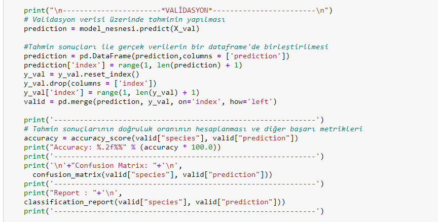 Python ile Model, Test ve Validasyon Fonksiyonu Oluşturmak | by Meltem ...