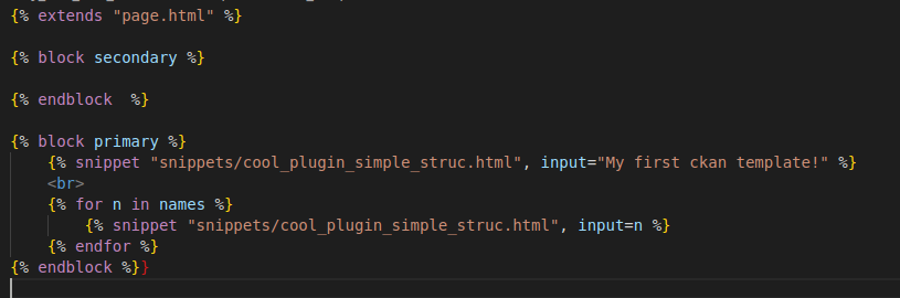 develop a CKAN plugin: Templates | Medium