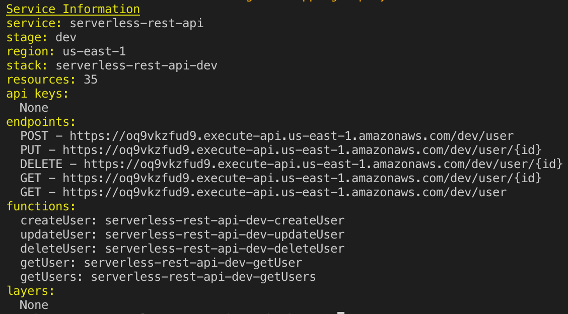 How to Create a Serverless NodeJS REST API | by Matthew Brown | The Startup | Medium