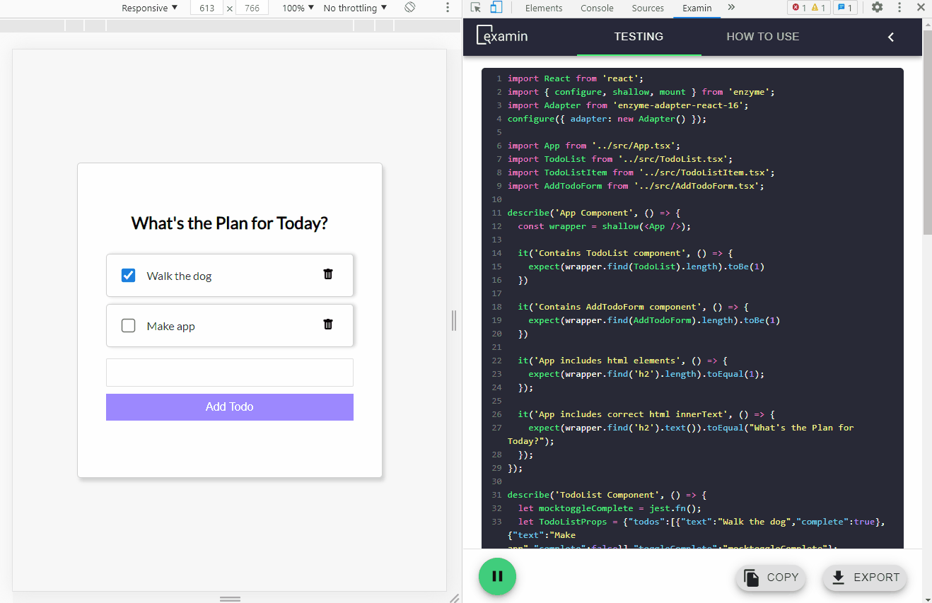 Introducing Examin — An Automated Unit Test Generation Tool For React By Ty Doan Codex Medium