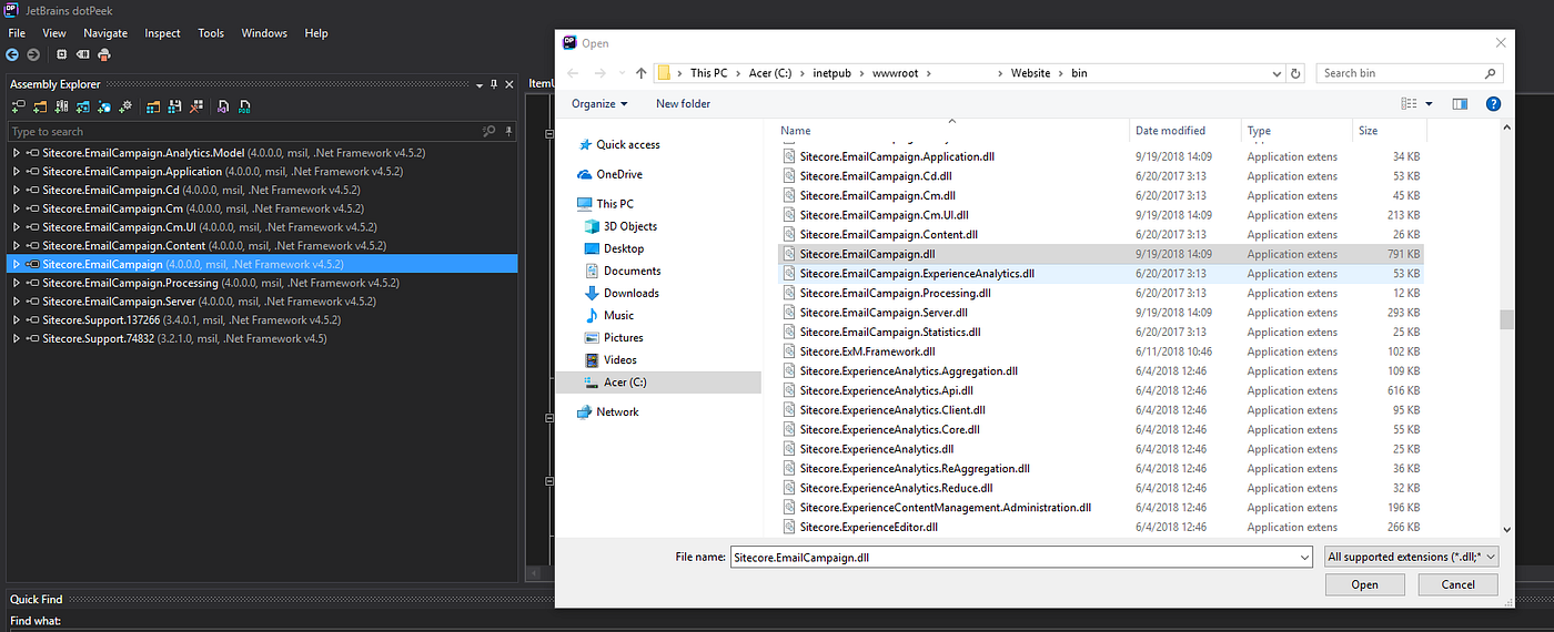 Debugging Sitecore with Visual Studio and DotPeek | by William Chislett | Medium