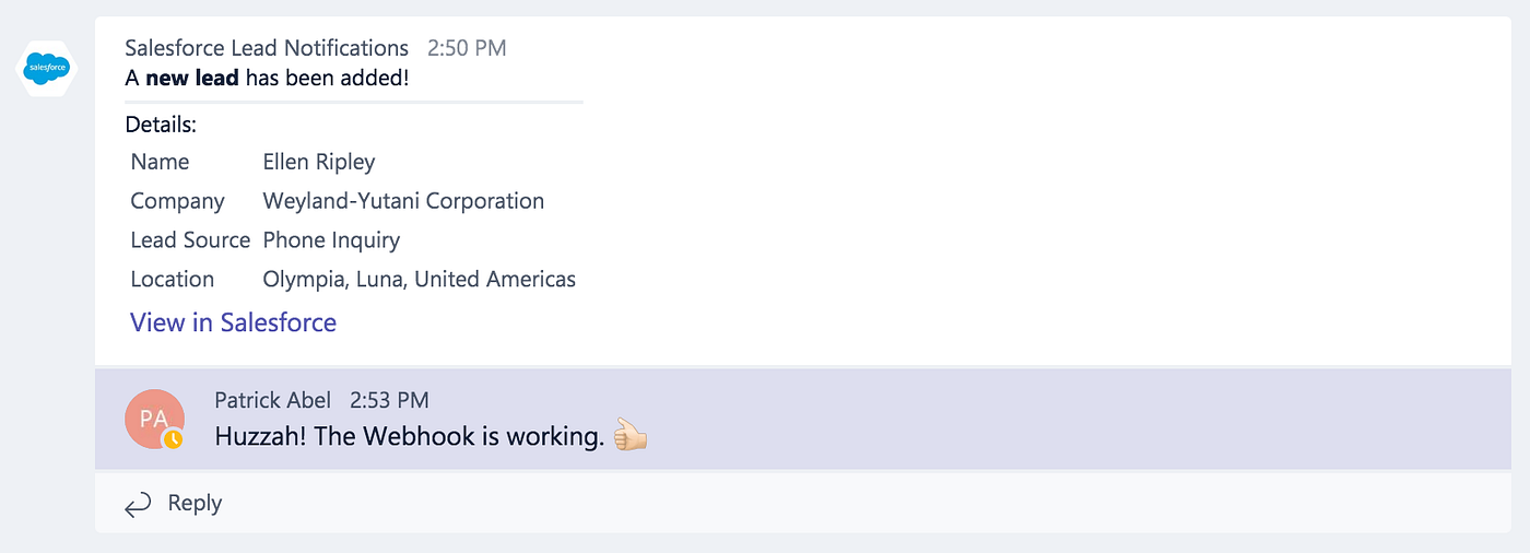 Sending Microsoft Teams notifications using Webhooks & the Nintex Workflow Cloud | by Patrick ...
