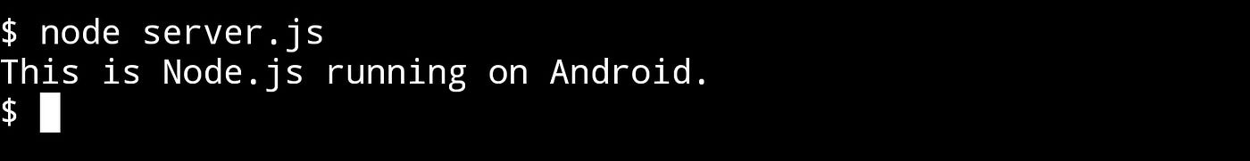 Building a Node.js application on Android - Part 1: Termux, Vim and Node.js | by Aurélien Giraud ...