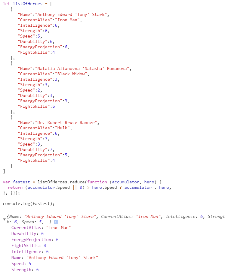 JavaScript Reducing Arrays. Reduce() Method. | by Oleg Ivanov | Geek Culture | Medium