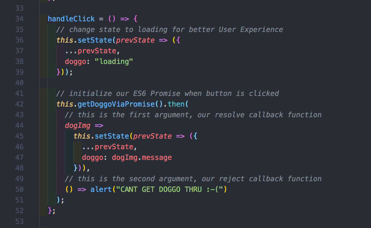 Gracefully Handle Asynchronous Code In A Reactjs App Using Es6 Promises By Jelo Rivera Medium