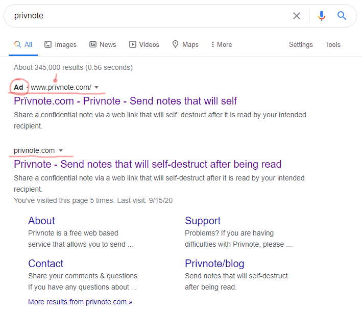 Privnote’s Evil Twin. How I discovered a homograph attack by… | by ...