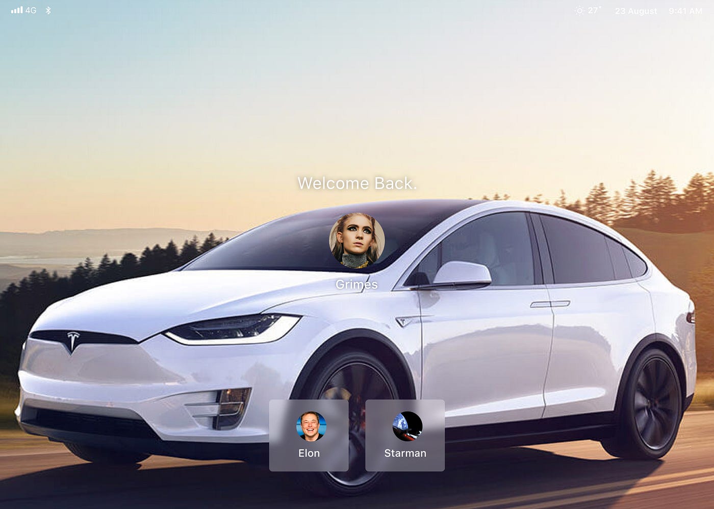 Interface concept for Tesla in-car dashboard — a UX case study | by ...