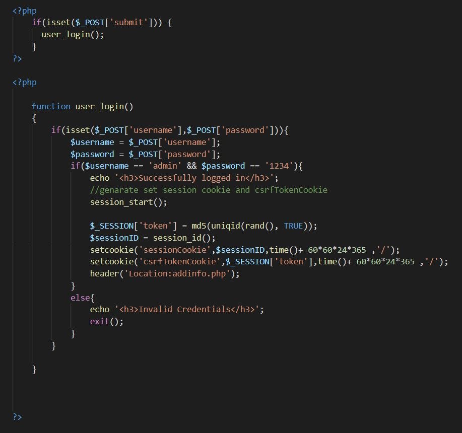 Csrf Mitigation — Double Submit Cookie Pattern By Gayan Virantha